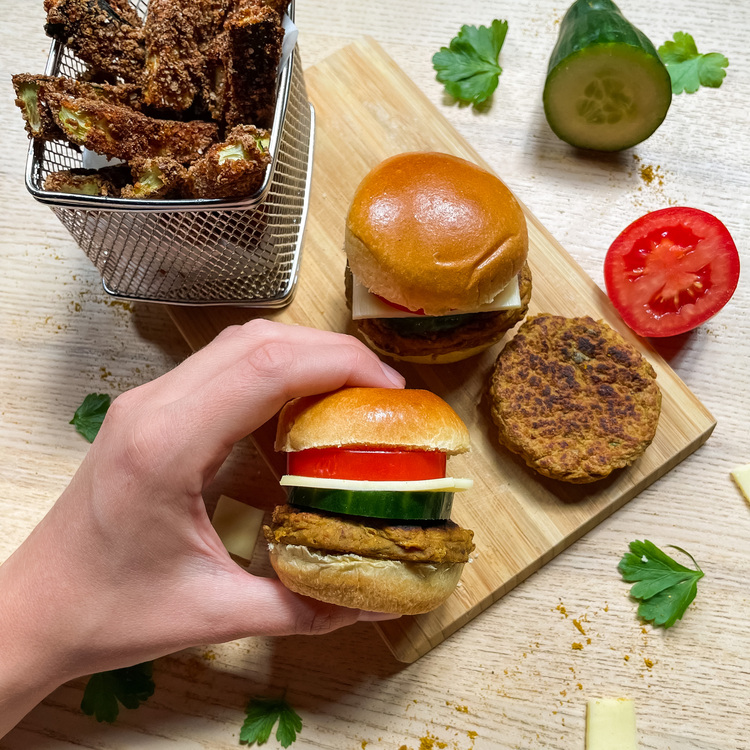 Burger végétarien aux haricots rouges