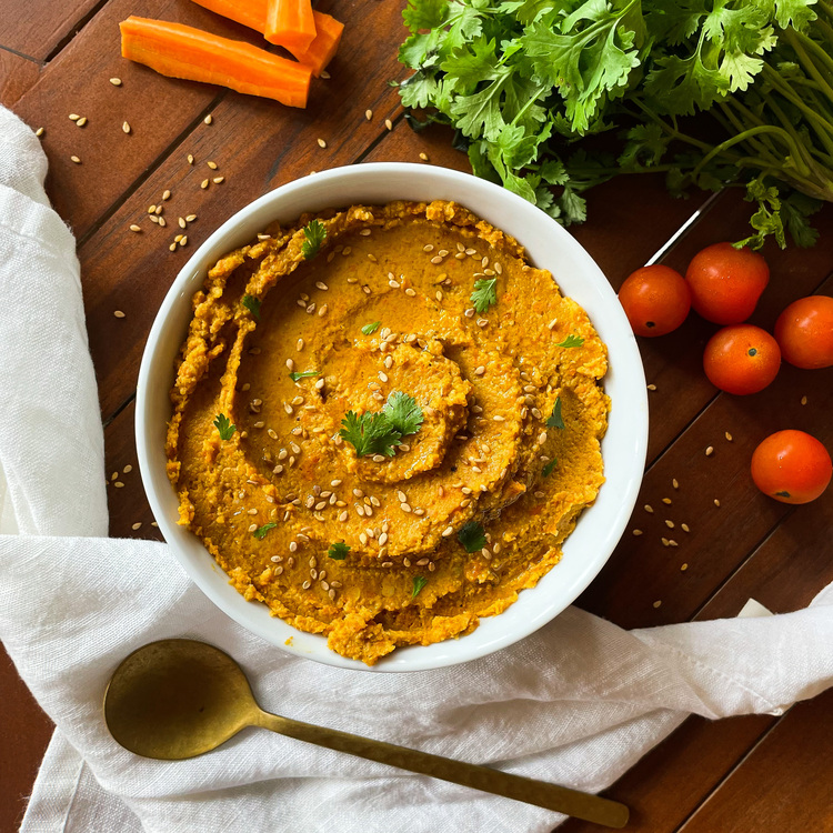 Houmous de carottes
